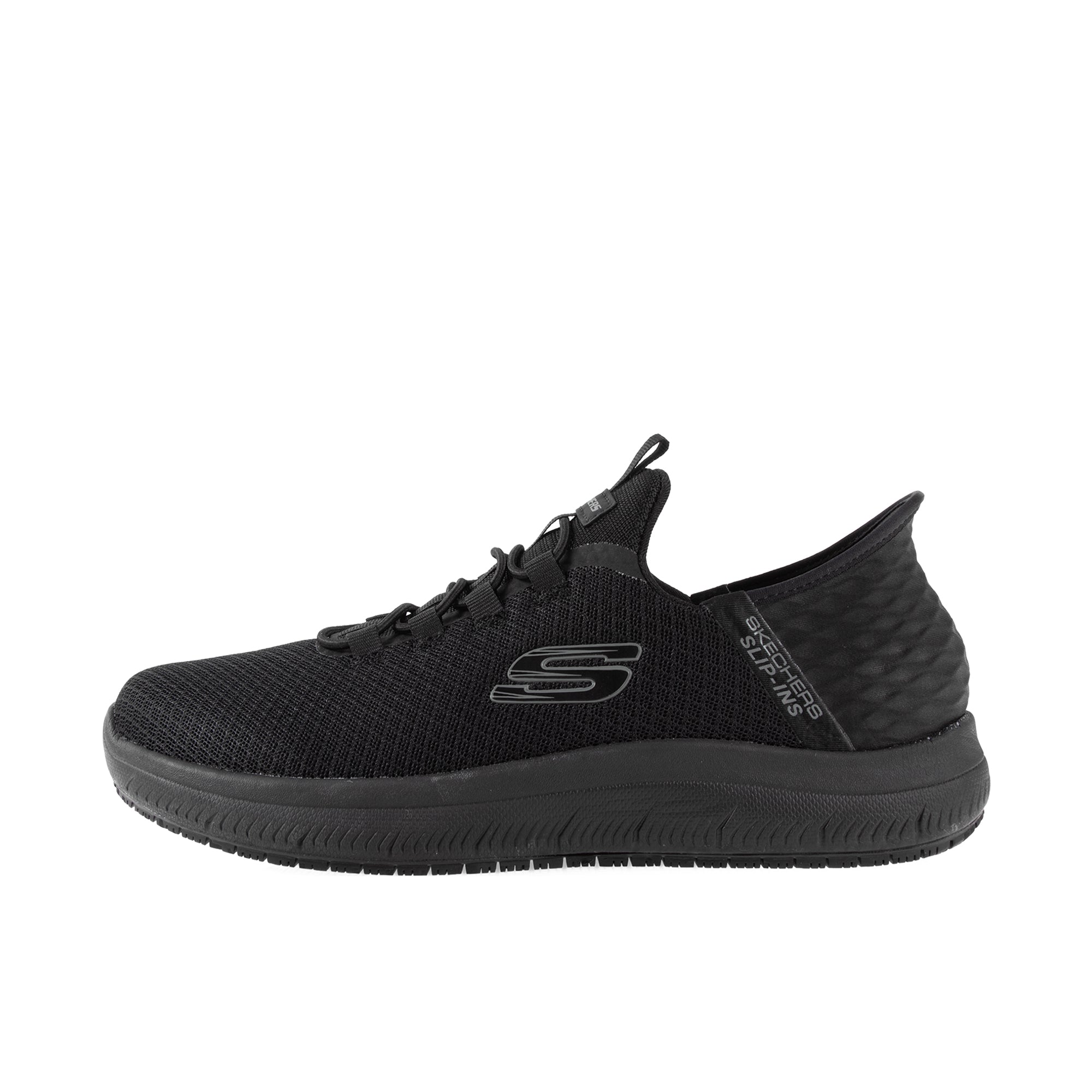 Skechers Slip Ins - Summits - Colsin (Wide) Soft Toe Black/Black ...